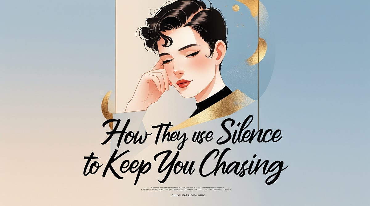 How They Use Silence to Keep You Chasing | by Mr.Muhammad | Medium