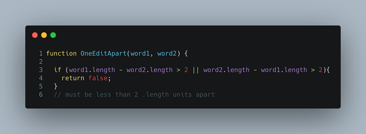 One Edit Distance Apart —Popular WhiteBoarding Problems Explained | by ...