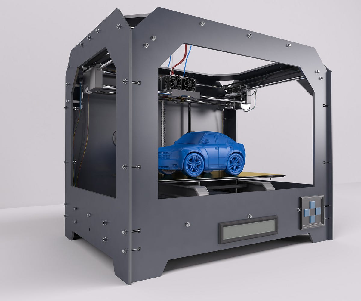 ING 3D printing is a technology that uses an additive process to create ...