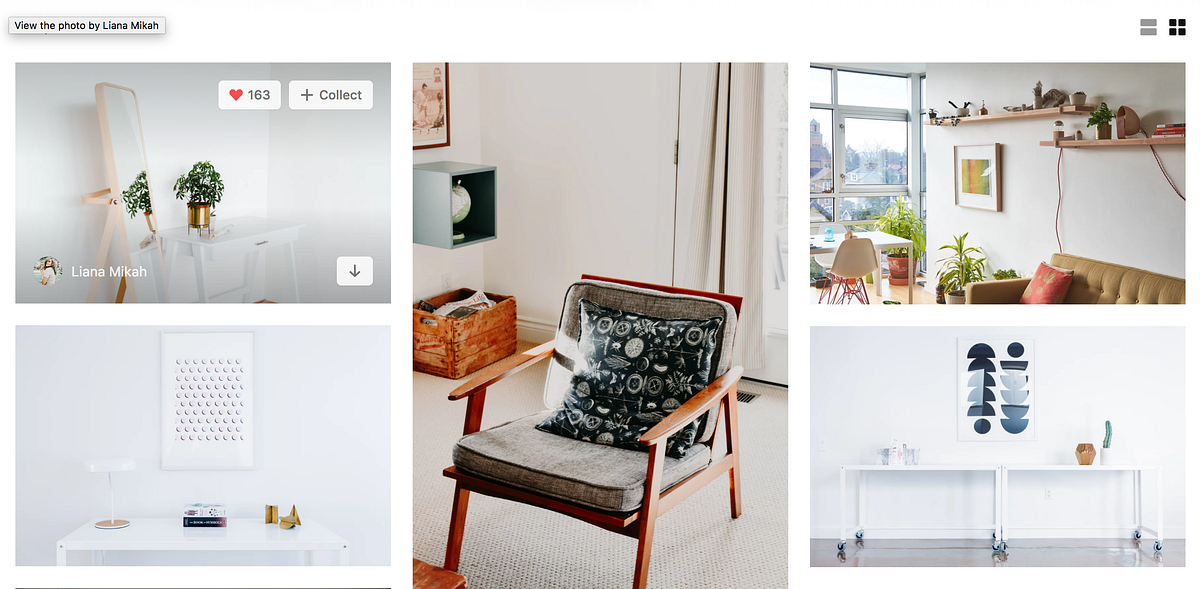 How to quickly generate a random gallery of images from an unsplash collection in javascript ...