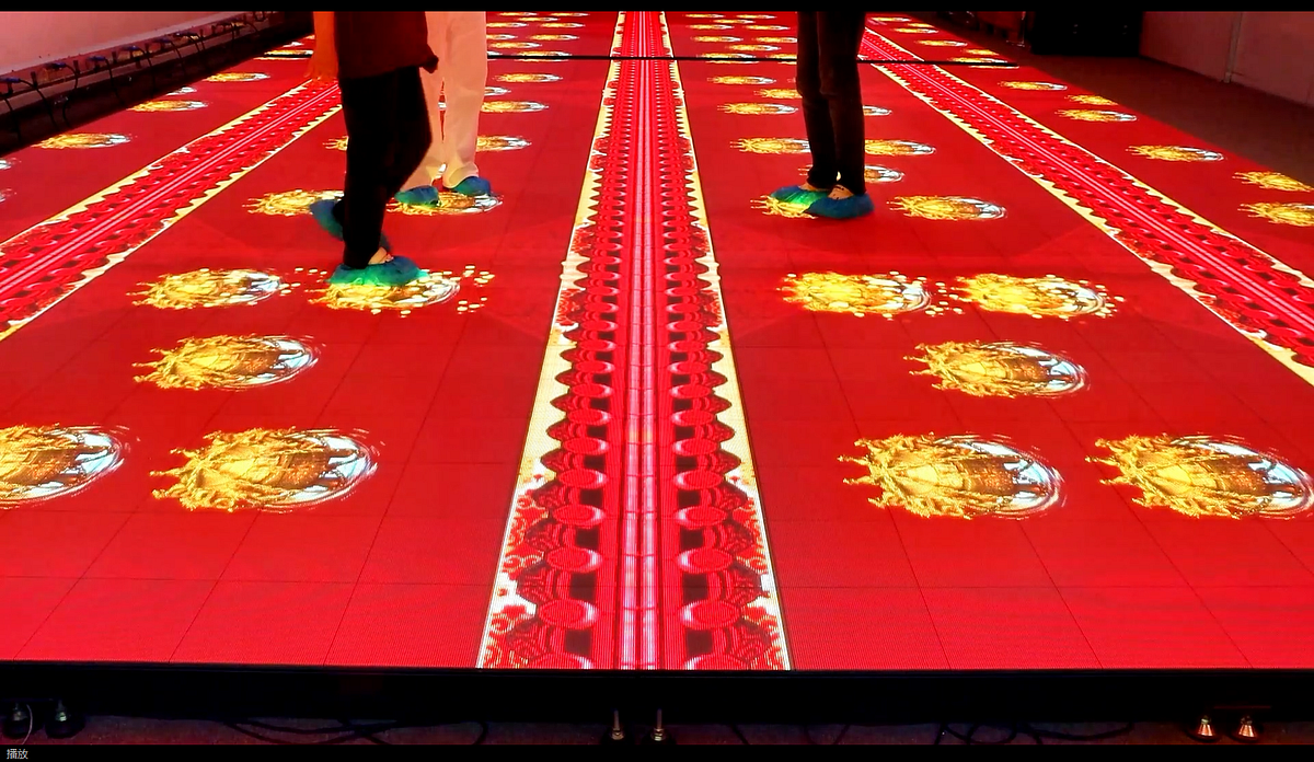 P3.91 Interactive LED floor screen - Jerry Liang - Medium