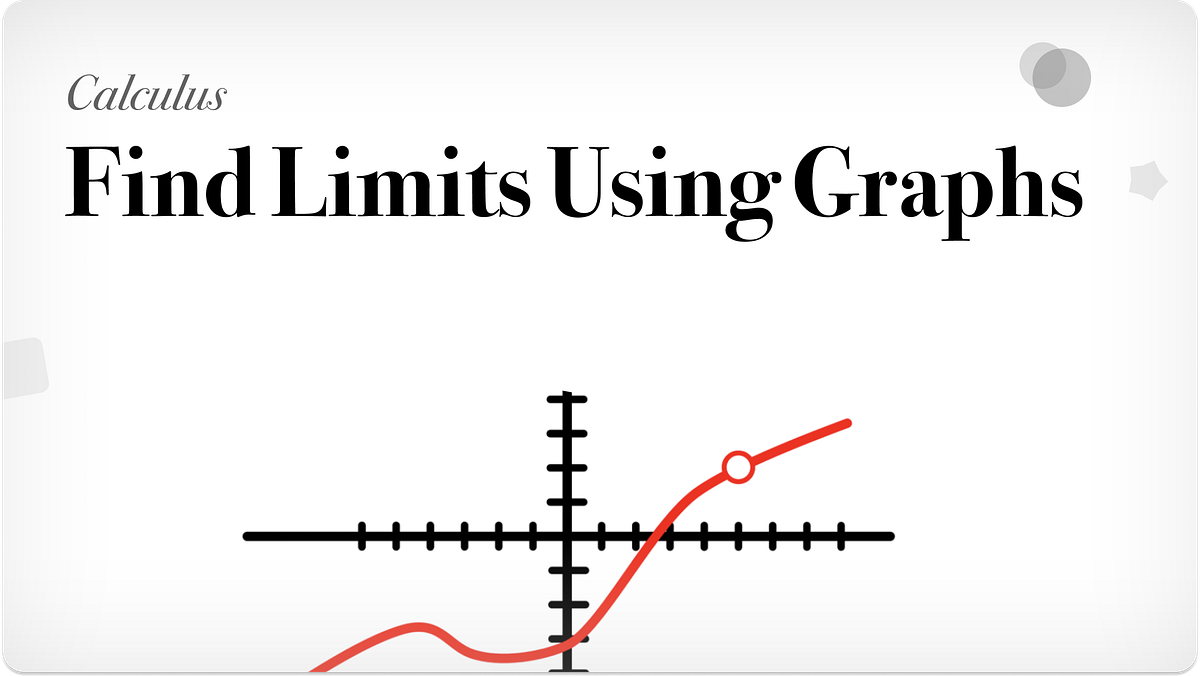 Find Limits Using Graphs. There’s an important difference between… | by Can Balkaya | Betamat ...