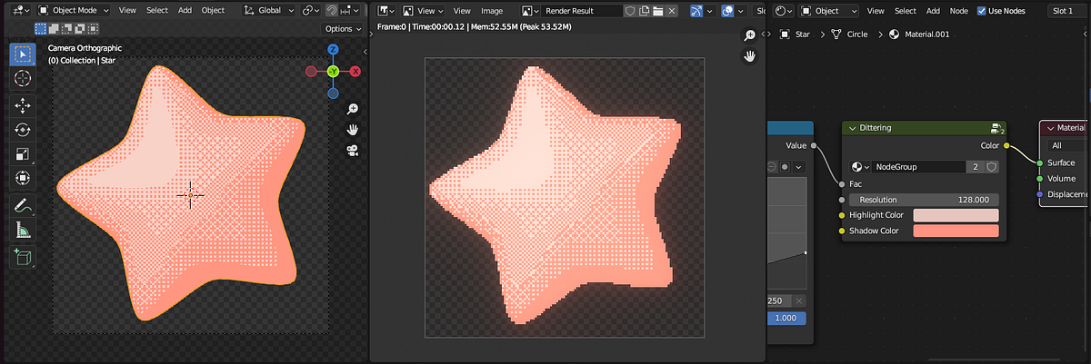Pixel Perfect Dithering Shader in Blender | by Kenny Pang | Medium