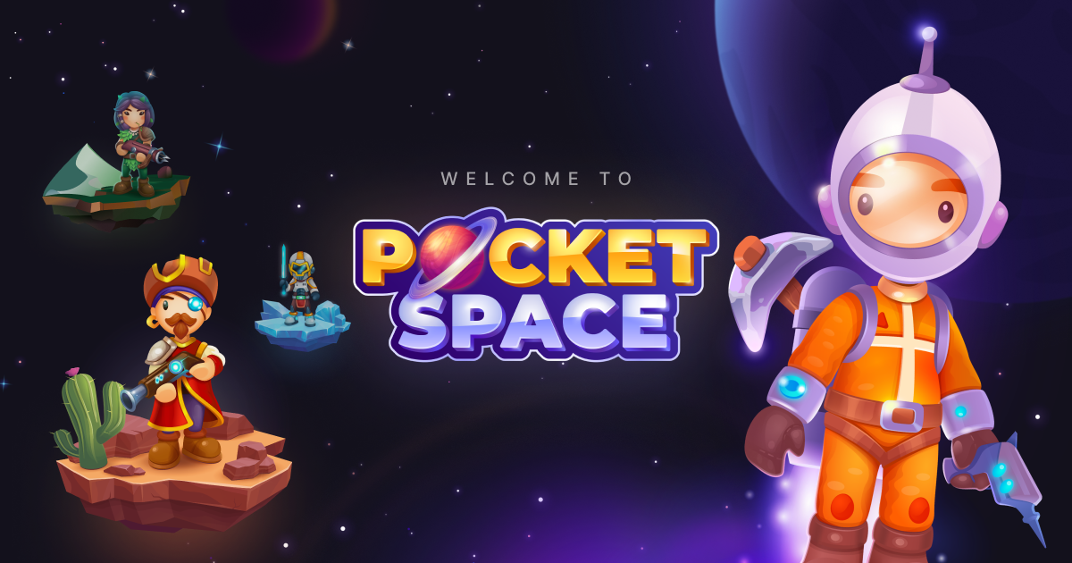 Meet Pocket Space: a free-to-play space fantasy game where you can own ...