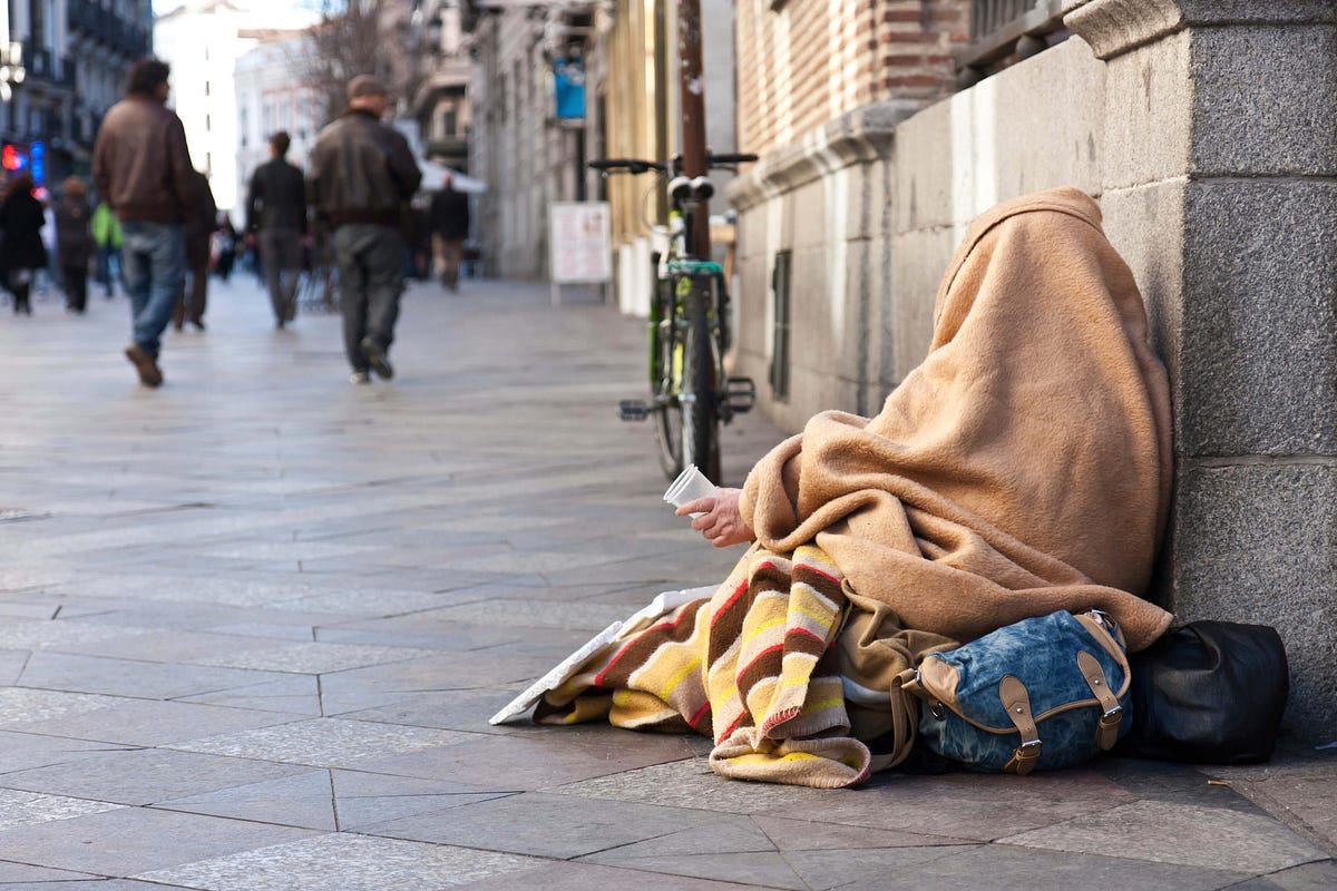 Our cashless homeless. No, we haven’t got any coins. No… | by jonathan ...