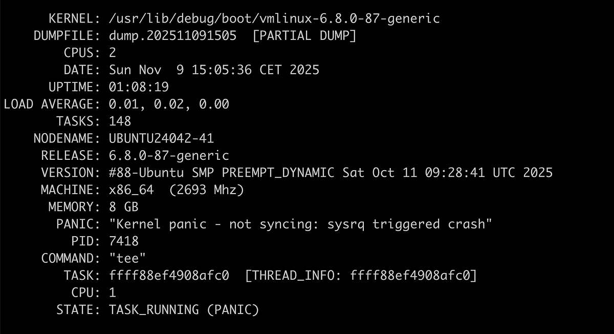 Kernel Debugging with Crash. Introduction | by Chelsy Ratnawat | Medium