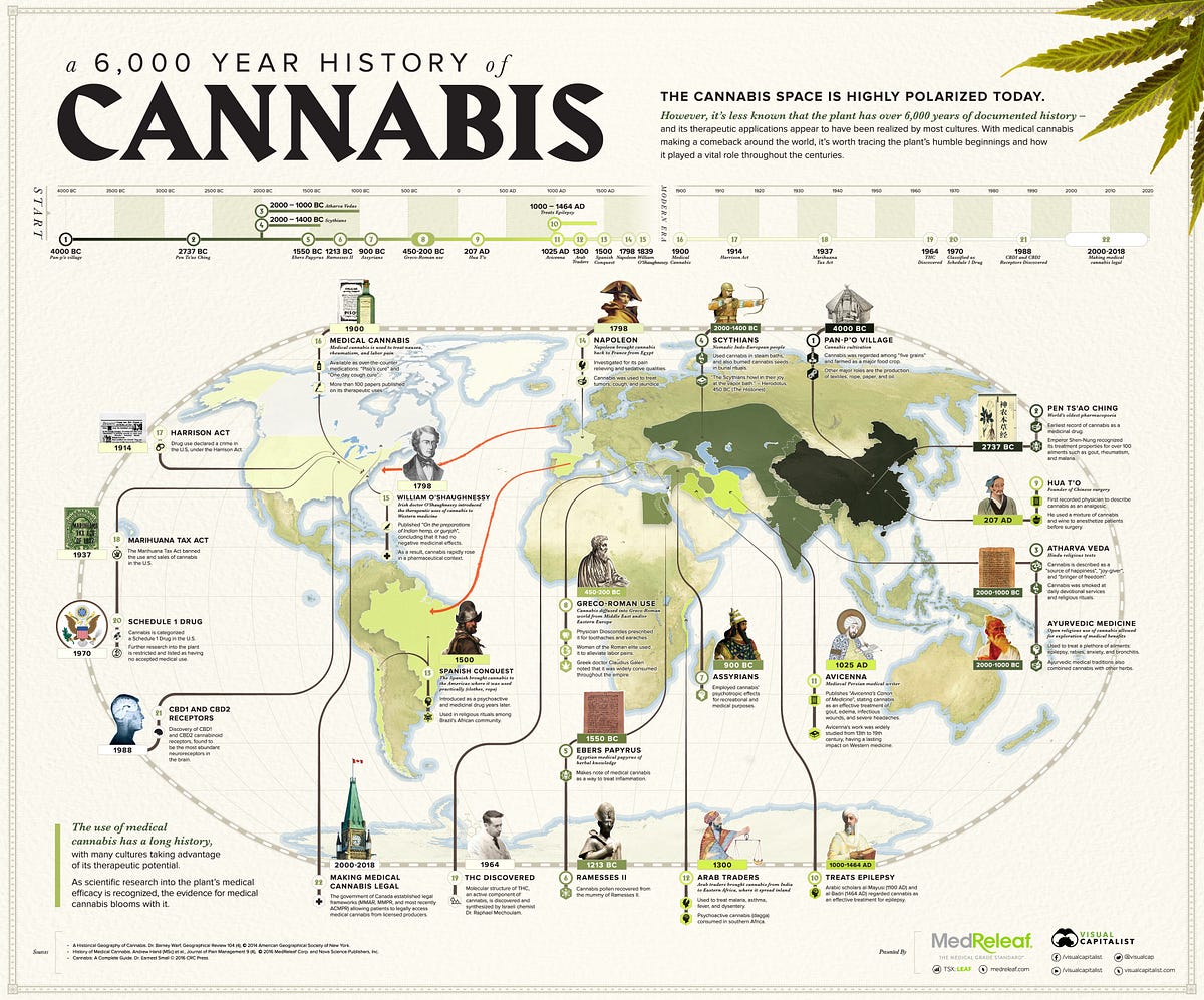 The History of Cannabis: From Ancient Times to Modern Day | by Ganja ...
