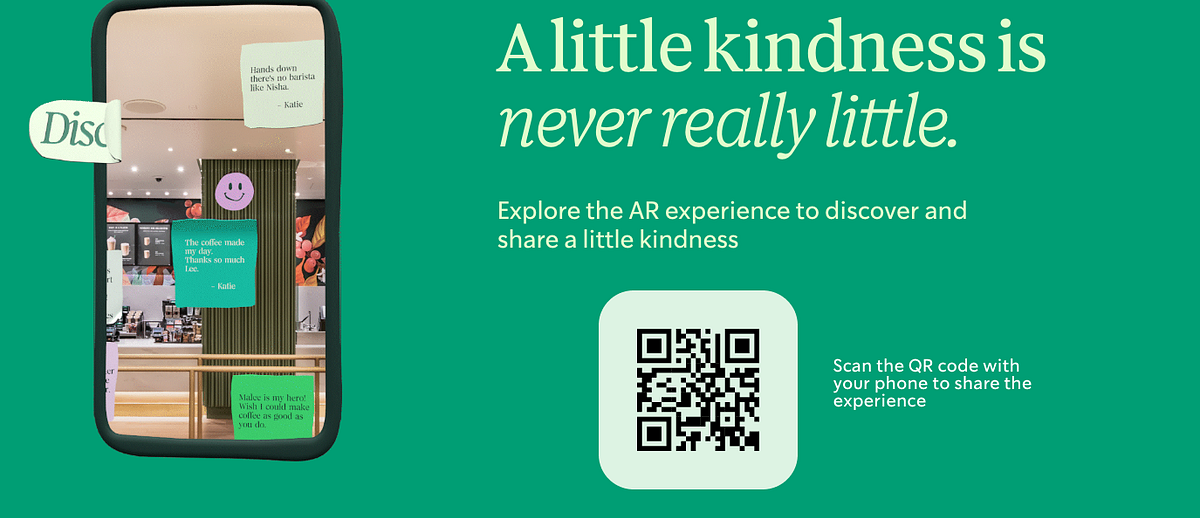 Starbucks’ Kindness AR Experience: Brewing Positivity One Cup at a Time ...