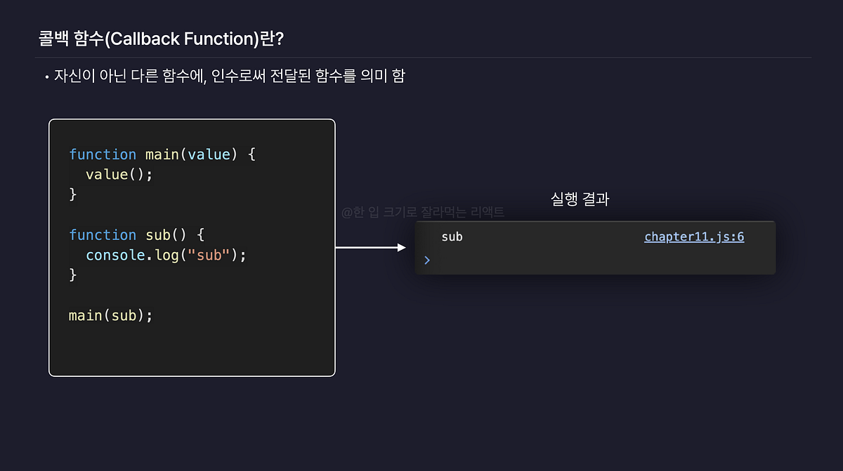 Til 240921 자바스크립트 콜백 함수callback Function Dave17code Medium 2771