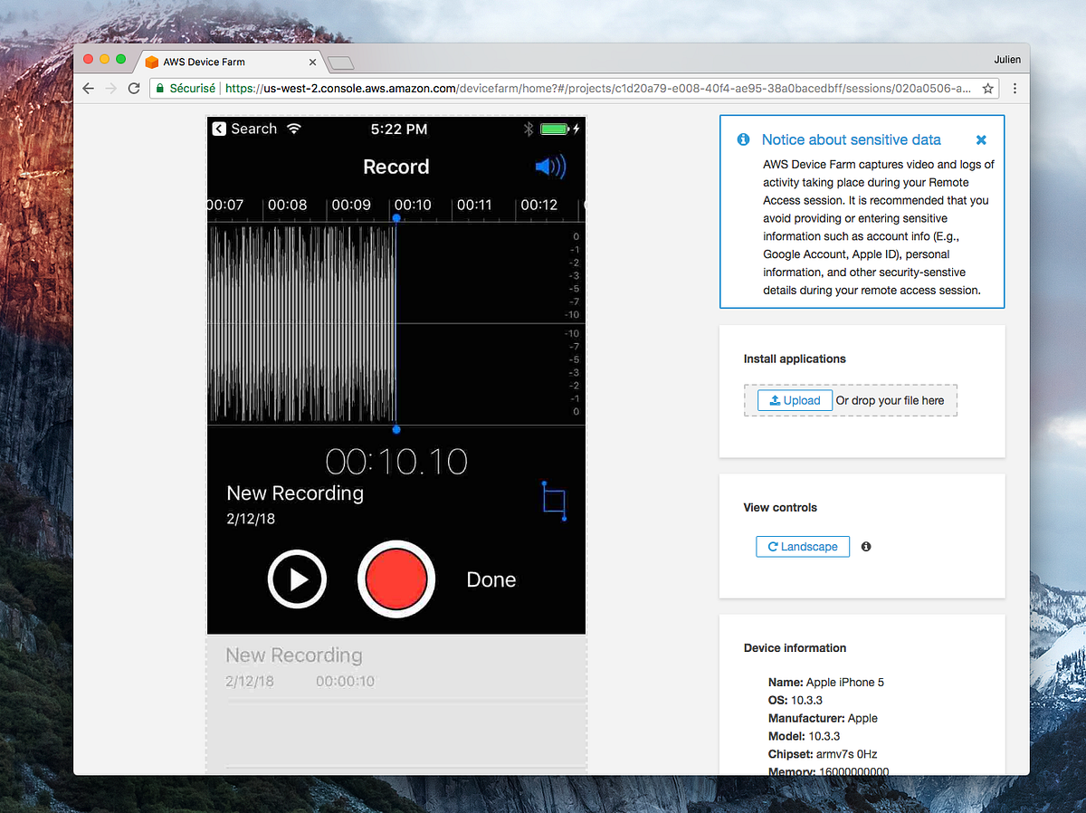 Trying to see the inside of AWS’ data centers using AWS Device Farm ...