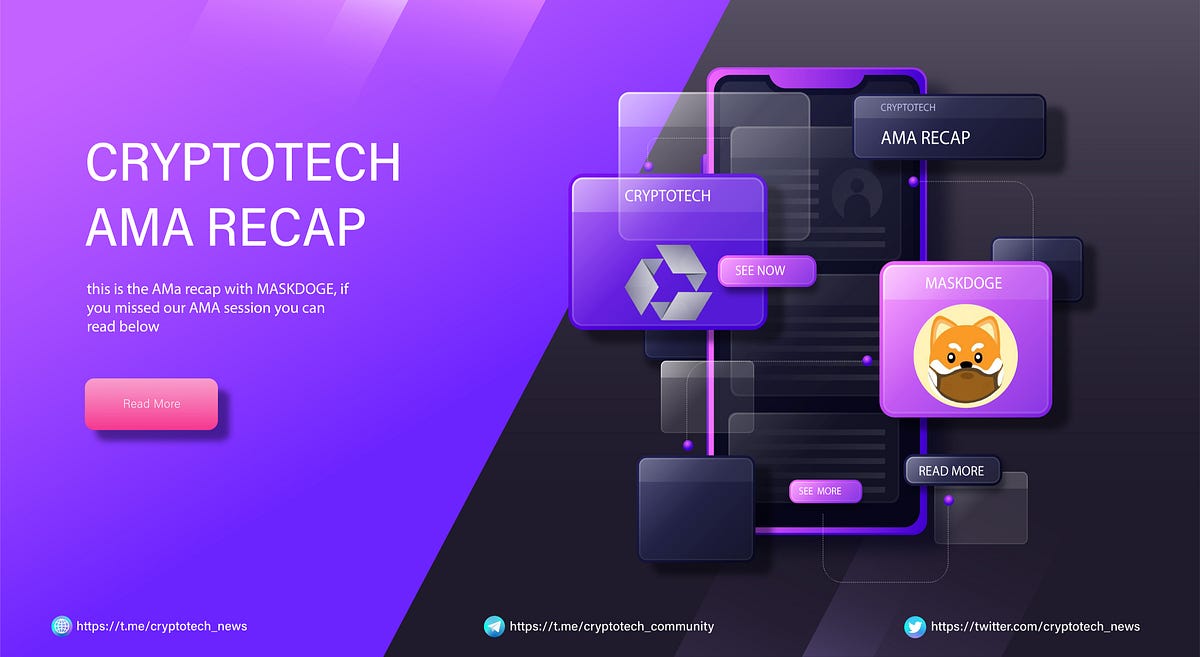 MASKDOGE AMA Recap CRYPTOTECH COMMUNITY | by CRYPTOTECH ANNOUNCEMENT ...