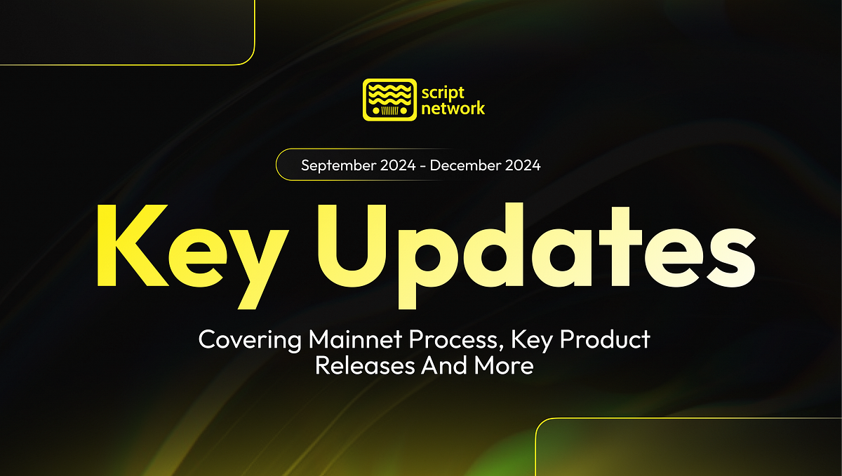 A look ahead: Key Updates Regarding Mainnet, Key Product Releases ...