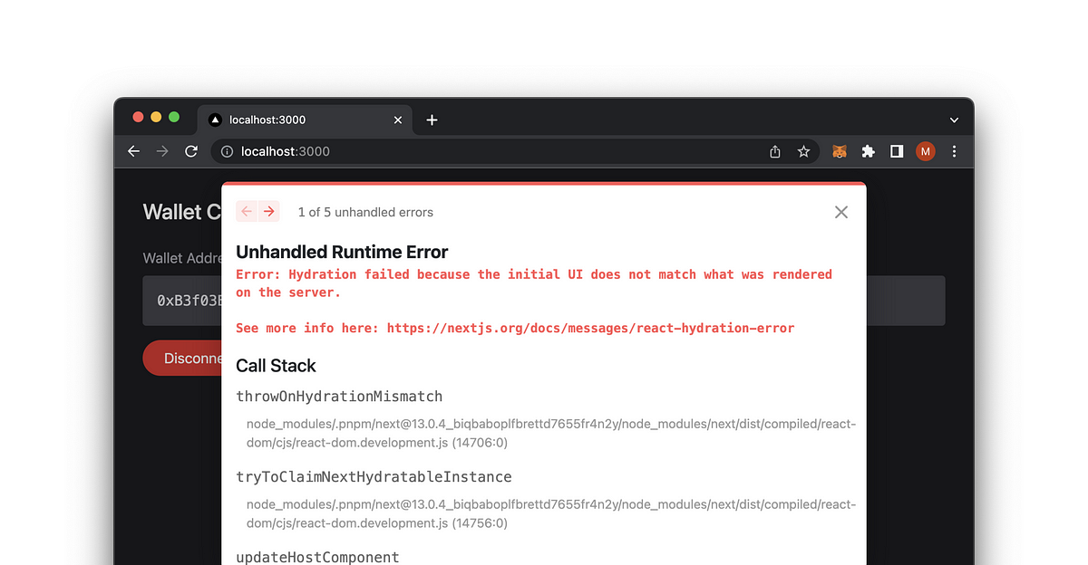 Hydration Errors in Next.js Applications: Navigating Mismatches for ... Hydration Errors in Next.js Applications: Navigating Mismatches for ...