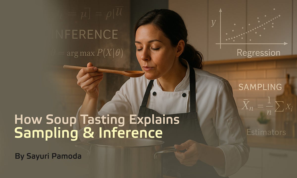 How Soup Tasting Explains Sampling and Inference | by Sayuri Pamoda ...