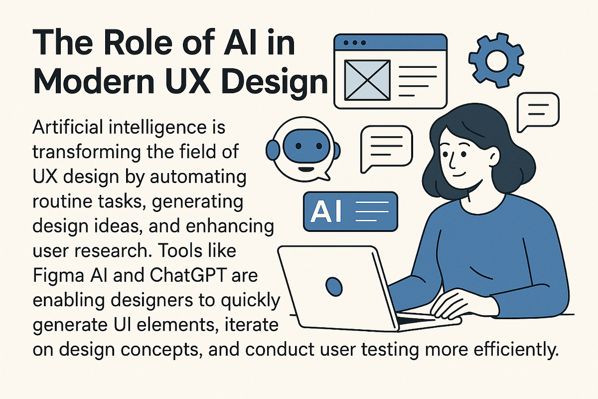 🧠 The Role of AI in Modern UX Design: A New Era of Creativity and Efficiency. | by Gauri Sharma ...