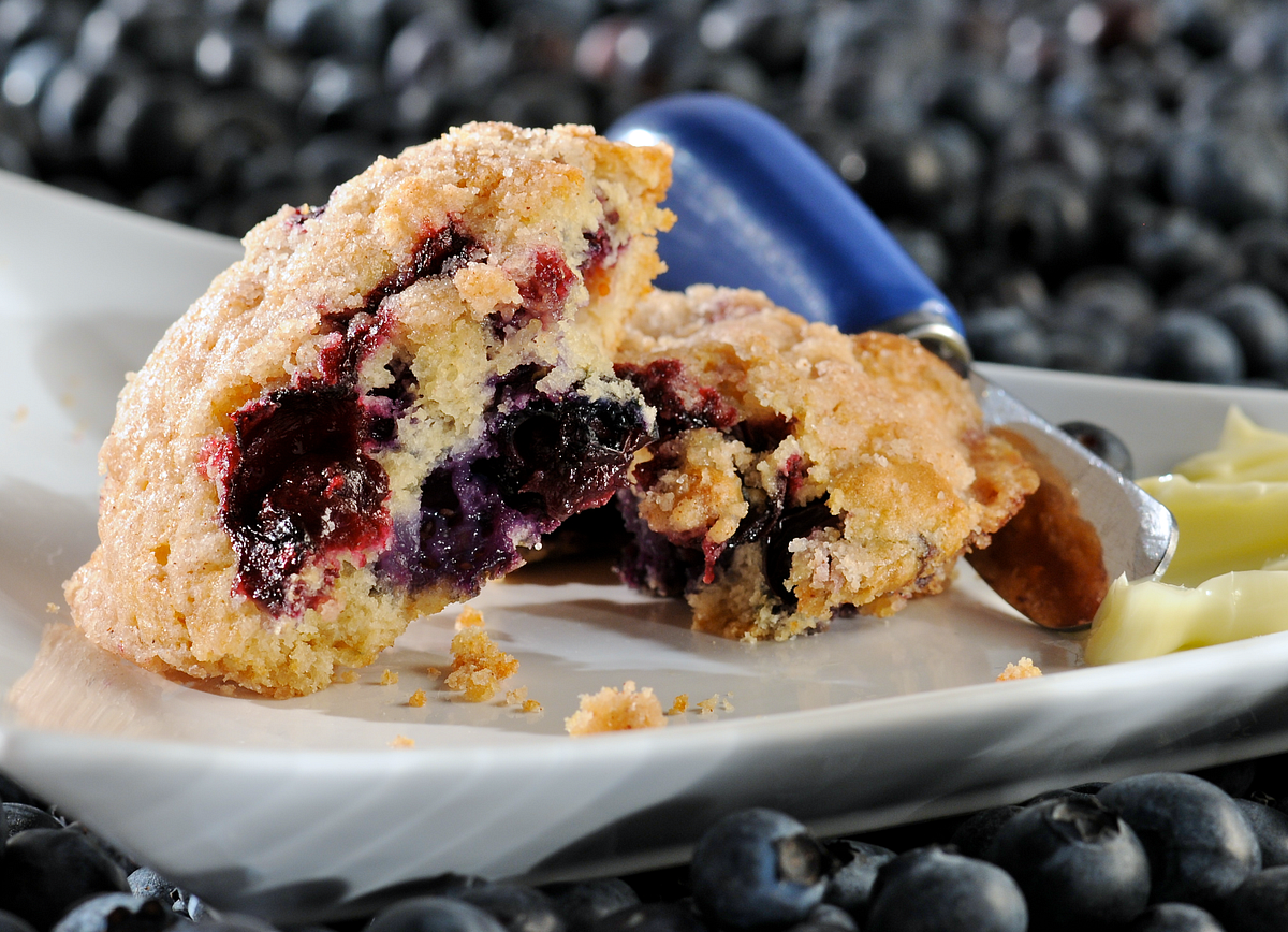 50 States & 50 Foods ~ Minnesota Brown Sugar Blueberry Muffin Tops | by ...
