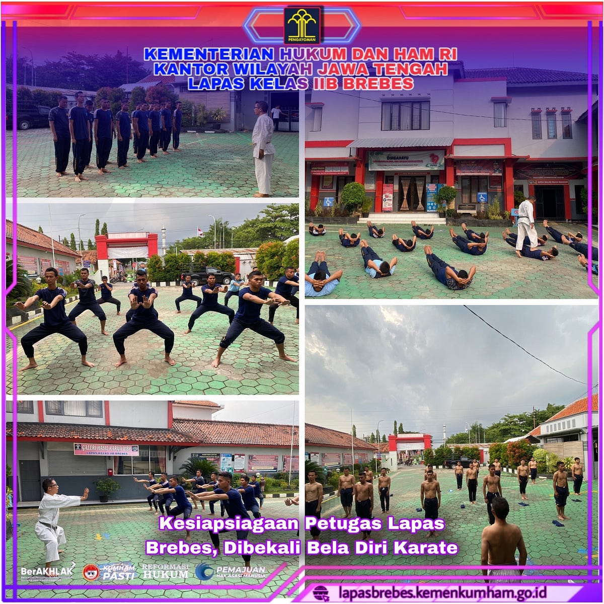 Antusias, Pegawai Lapas Brebes Bekali Diri Dengan Latihan Bela Diri ... Antusias, Pegawai Lapas Brebes Bekali Diri Dengan Latihan Bela Diri ...