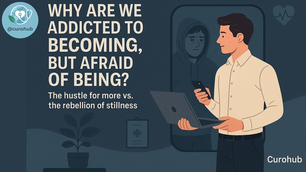 Why Are We Addicted to Becoming, But Afraid of Being? | by curohub ...