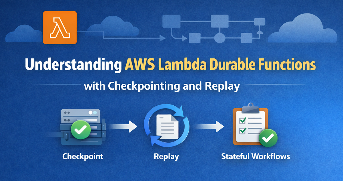 Understanding AWS Lambda Durable Functions | by Manoj Fernando | AWS Fullstack | Jan, 2026 | Medium
