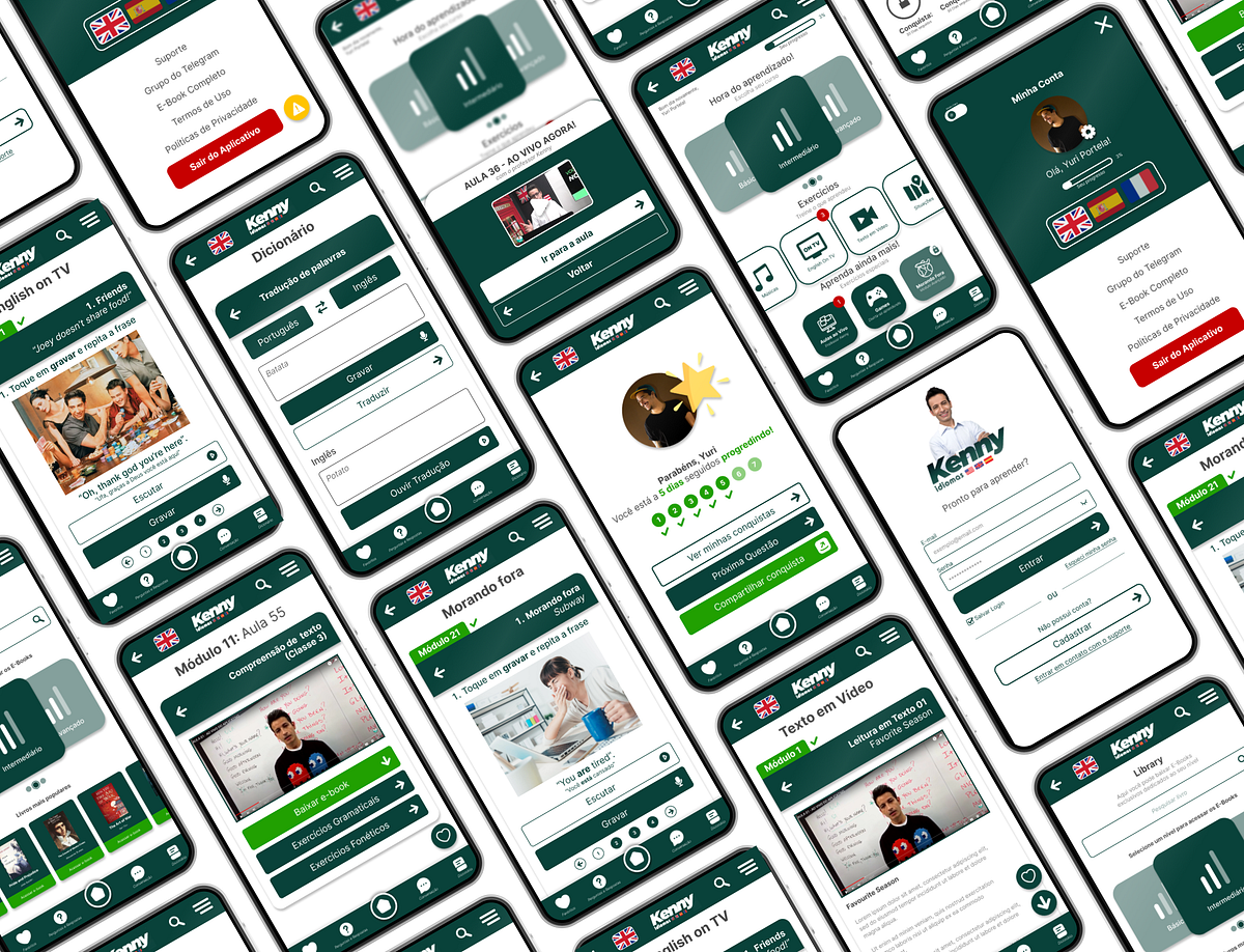 Projeto de UX/UI: Kenny Idiomas. Como utilizei o UX Design para… | by ...