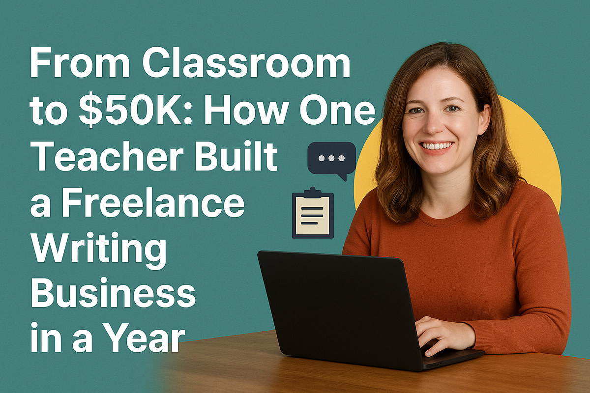 From Classroom to $50K: How One Teacher Built a Freelance Writing ...