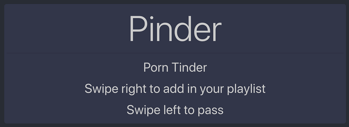 Welcome to Pinder - Porn Tinder. Welcome to new generation of porn ...