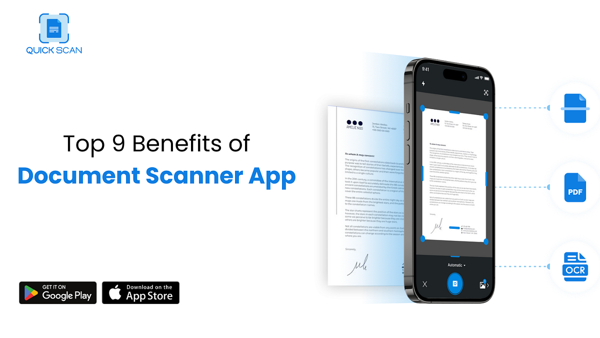 Top 9 Benefits of Document scanner app | by Lily Grey | Feb, 2024 | Medium