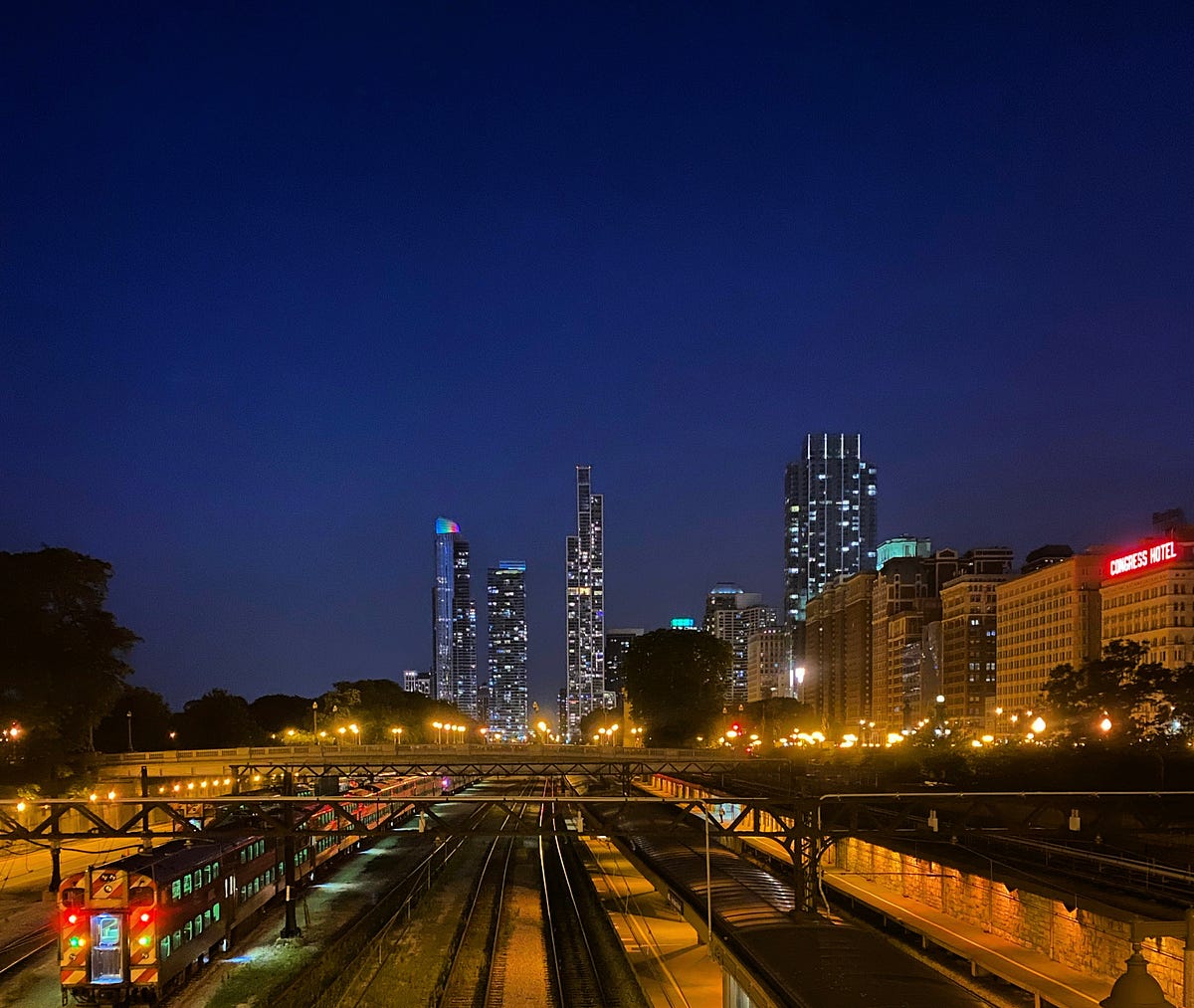 Riding the loop. Every day, I take the city train, to… | by Guddey | Medium
