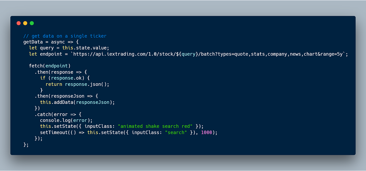 Introduction and a little about accessing IEX’s API with JavaScript ...