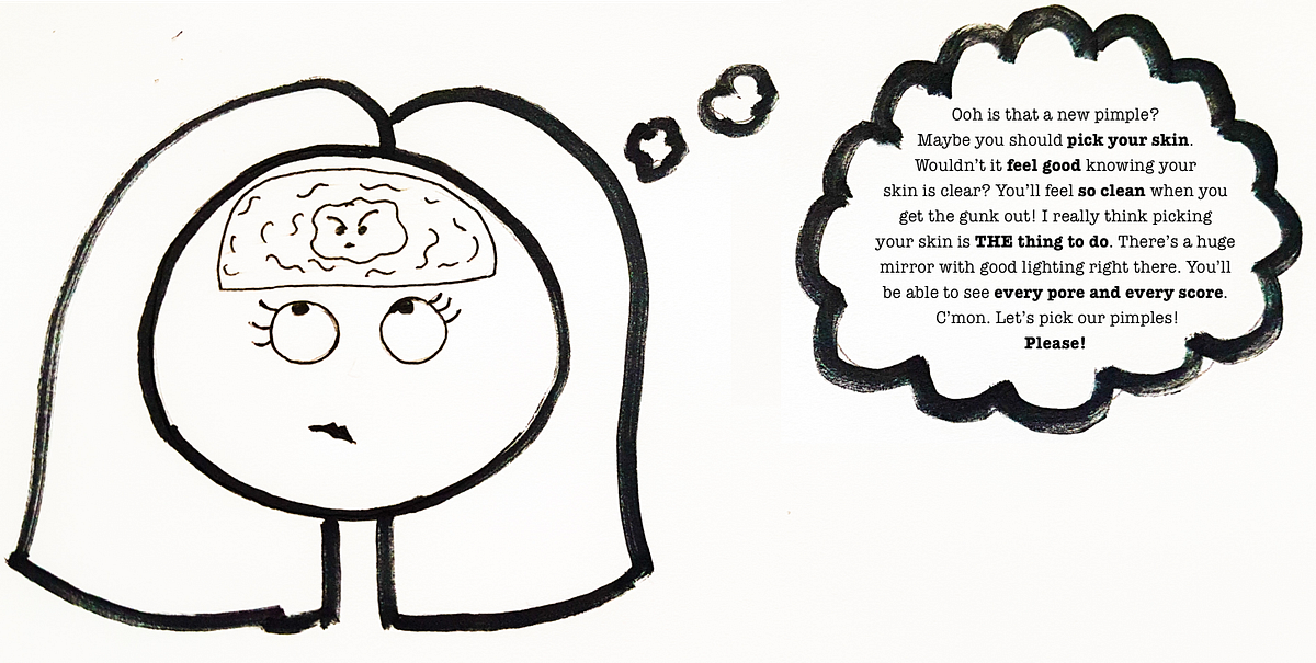 Step 1 to Not Picking My Skin: Learning that I Am Not My Brain | by ...
