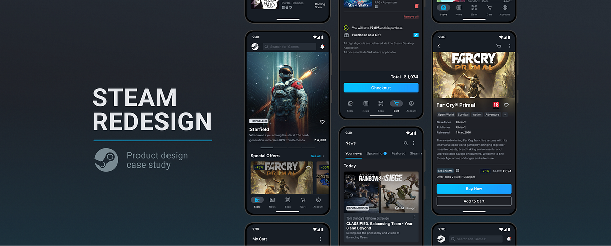 UX Case Study — Enhancing Steam’s navigation to increase user retention ...