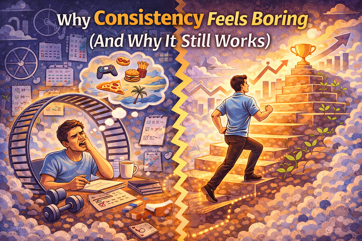 Why Consistency Feels Boring (And Why It Still Works) | by Free ...