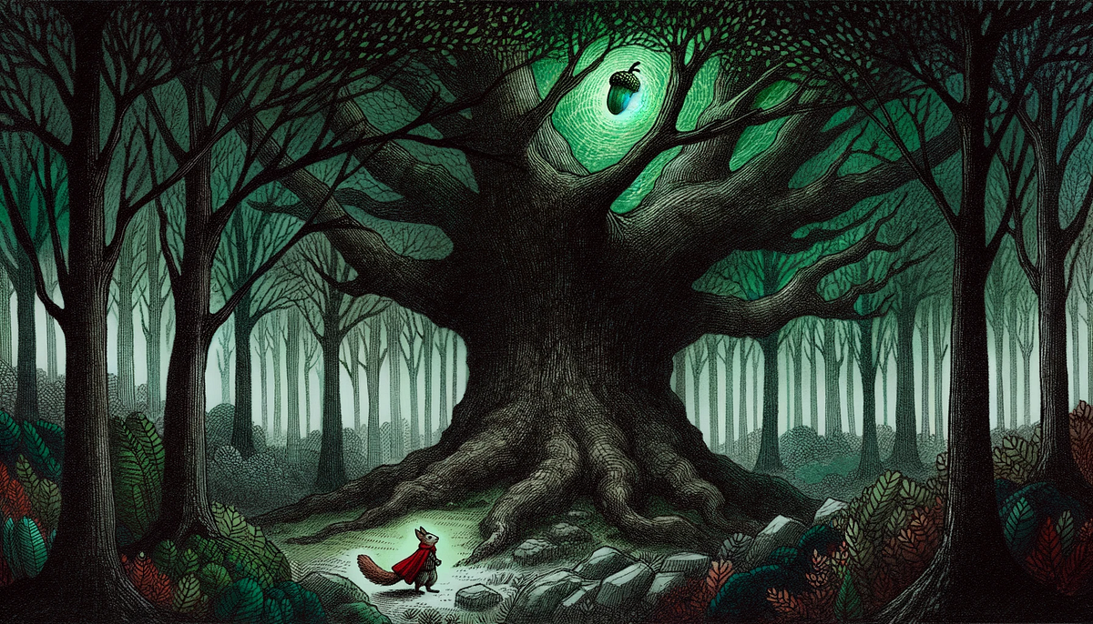 Grin and the Green Acorn. Young Grin is so fierce and so full of… | by ...