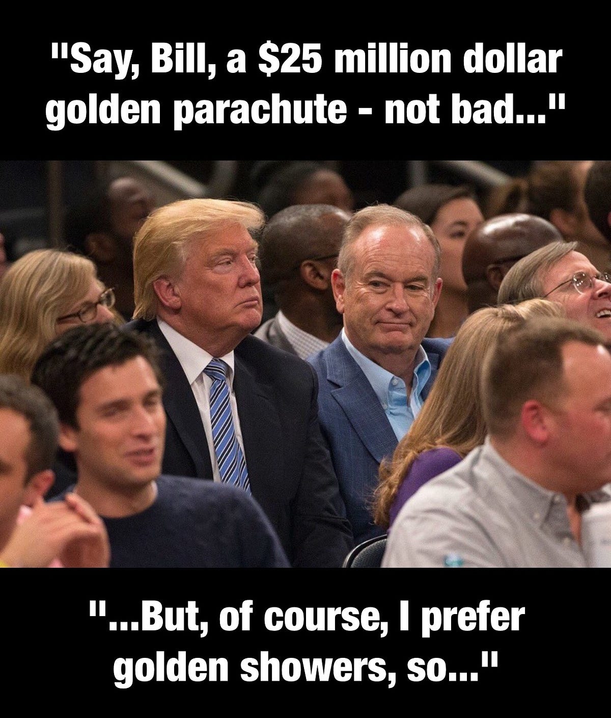 THE $25 MILLION DOLLAR GOLDEN PARACHUTE 💦😥😰 Another Meme of the Day by ...