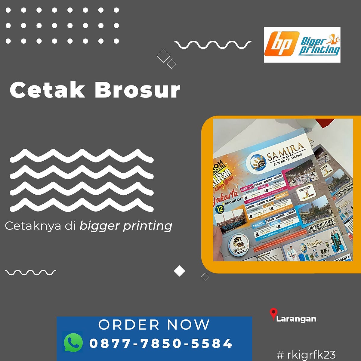 PROSES CEPAT, Wa./Call.0877-7850-5584, Cetak Brosur di Larangan Tangerang Cetak Brosur A5, Cetak ...