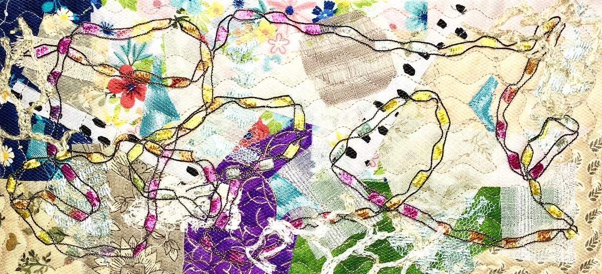 What a Writer’s Mind Might Look Like in Fabric | by Lynda Coker ...