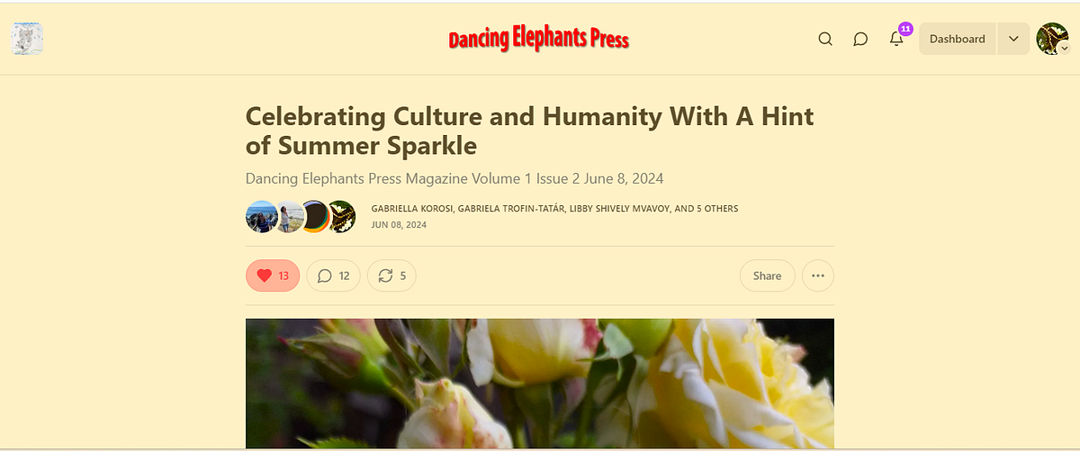 Hello! DEP Is On Substack!. Celebrating Culture and Humanity With A… | by Annelise Lords ...