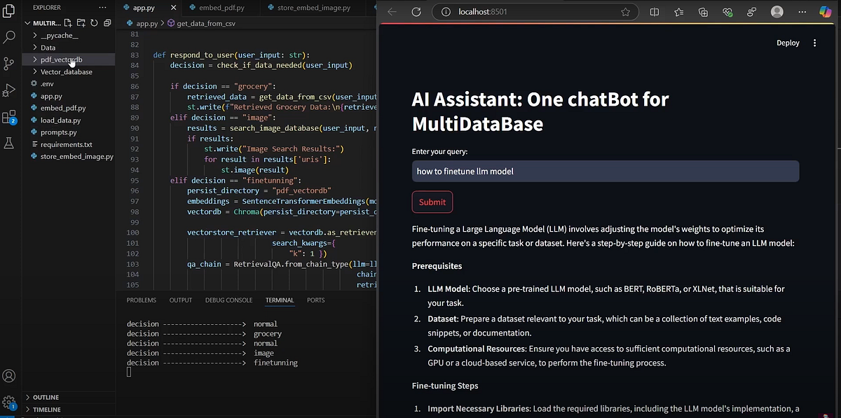 How to Build One Chatbot for Multiple Databases | by Samar Singh | Medium