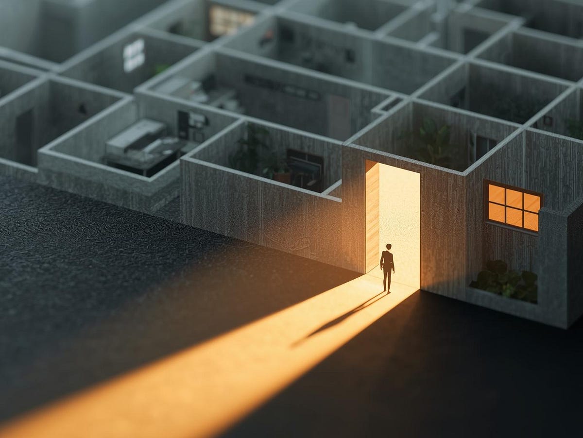 The Rooms We Choose to Live In. Fear is one room, but not the only one ...
