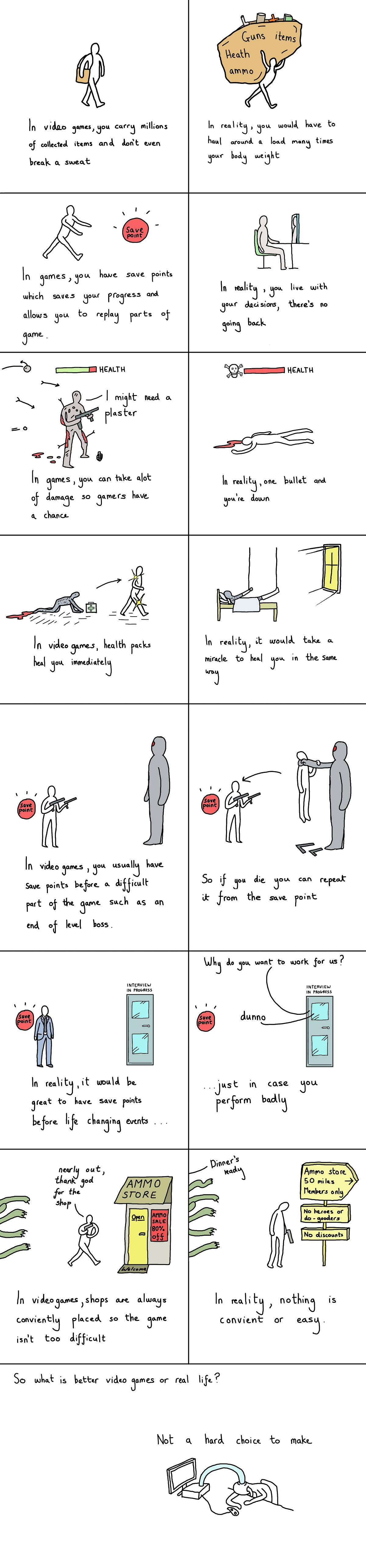 Video Games vs Reality | by Phil | Medium