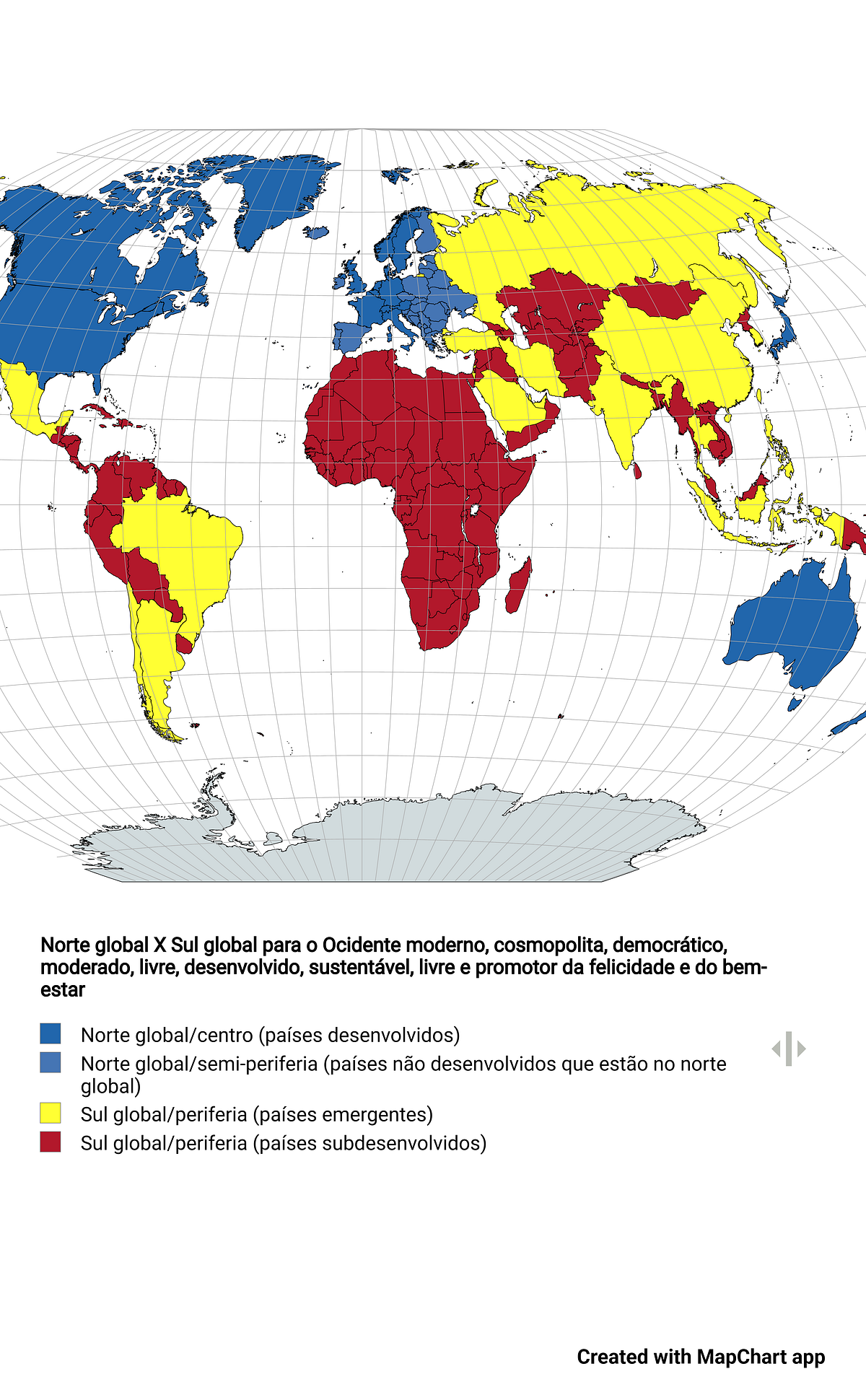 Regionalização socioeconômica do mundo segundo o Ocidente | by O Cosmos ...