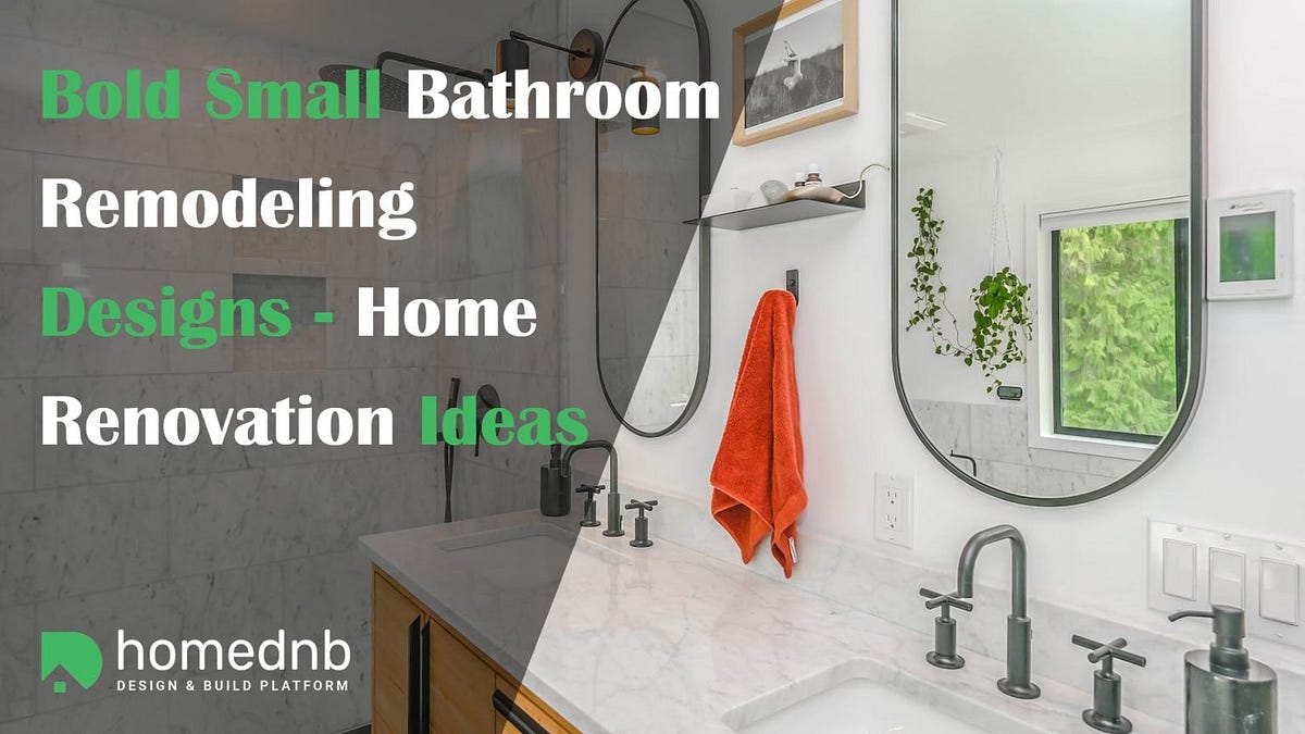 Bold Small Bathroom Remodeling Design — Home Renovation Ideas | by Home Remodeling Ashburn VA ...