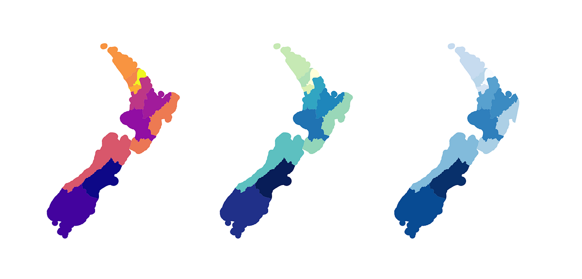 Making Colored Country Maps with Real Data Using Matplotlib and Geopandas | by Andrew Roman ...