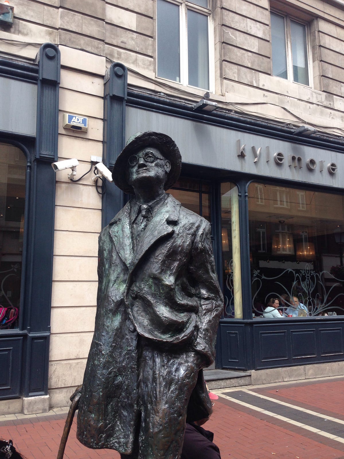 Here’s the famous James Joyce statue on Earl Street North. | by Felicia ...