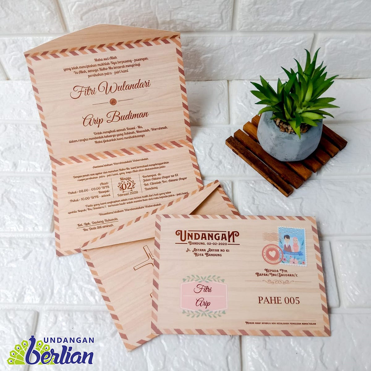 Tips Agar Desain Bisa Menjadi Contoh Undangan Pernikahan yang Santai ...