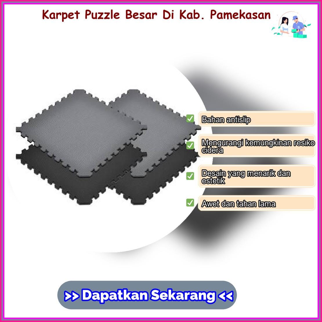 Karpet Puzzle Besar Di Kab Pamekasan - Eva Mat Tebal - Medium
