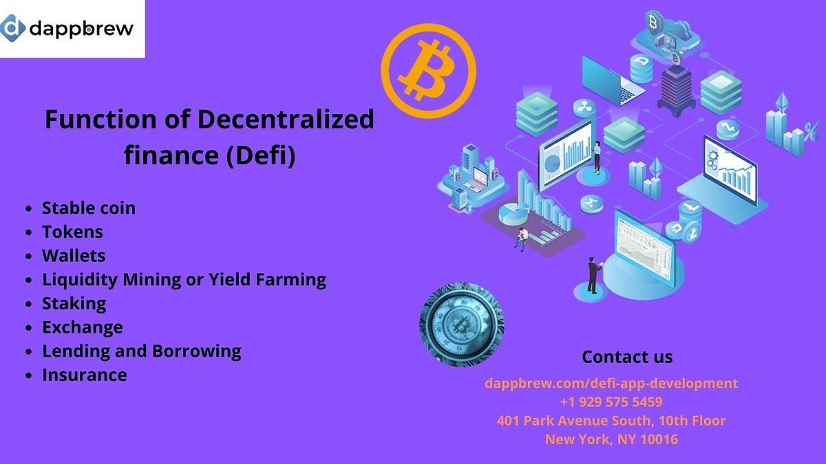 Defi App Development Company in the USA | Dappbrew - BlockTech Brew - Medium