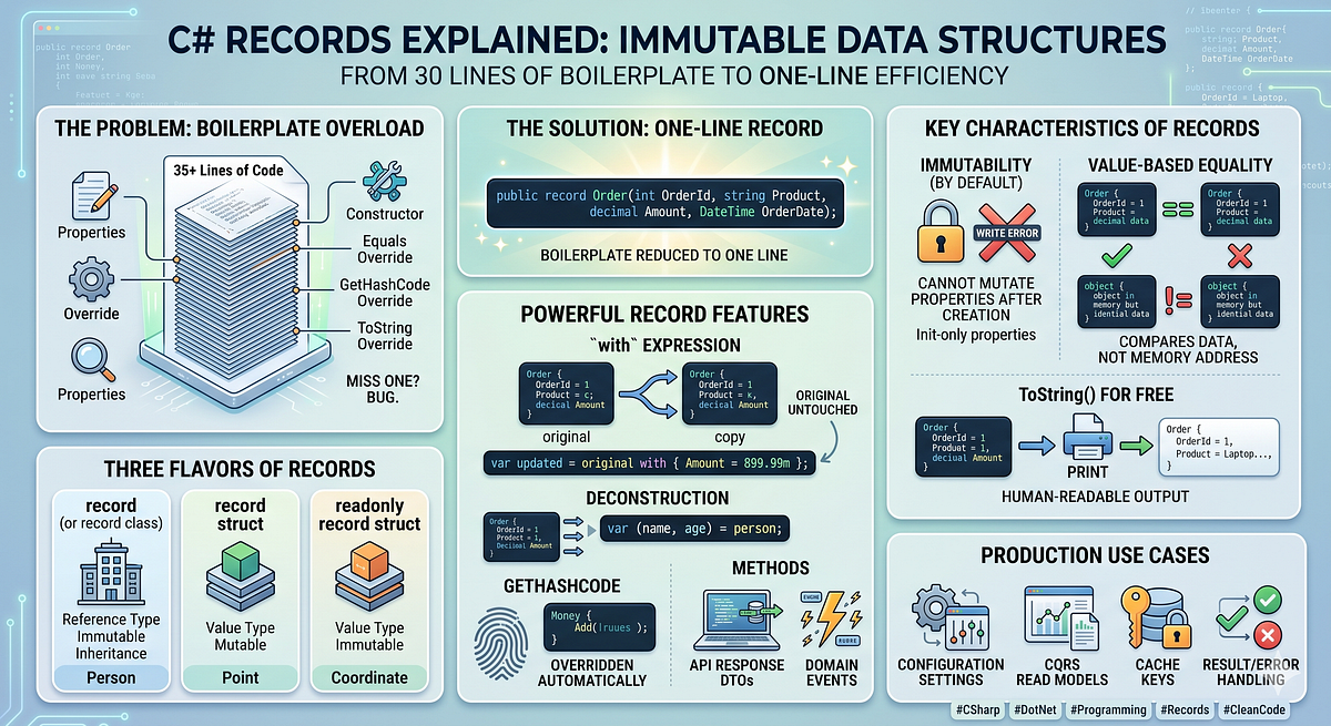 C# Record Type. The Feature That Changed How .NET… | by Dileep ...