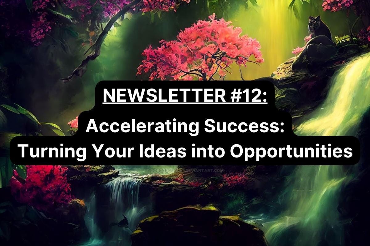 Accelerating Success: Turning Your Ideas into Opportunities | by Geoff Seow | Medium