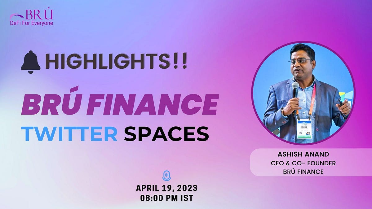 Highlights — AMA on Brú Tokens. Hello! Brú Finance Community!! | by Brú ...